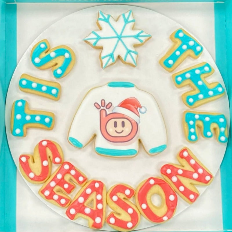 Tis the Season Ugly Sweater Christmas Cookies – Eat Your Words Custom ...