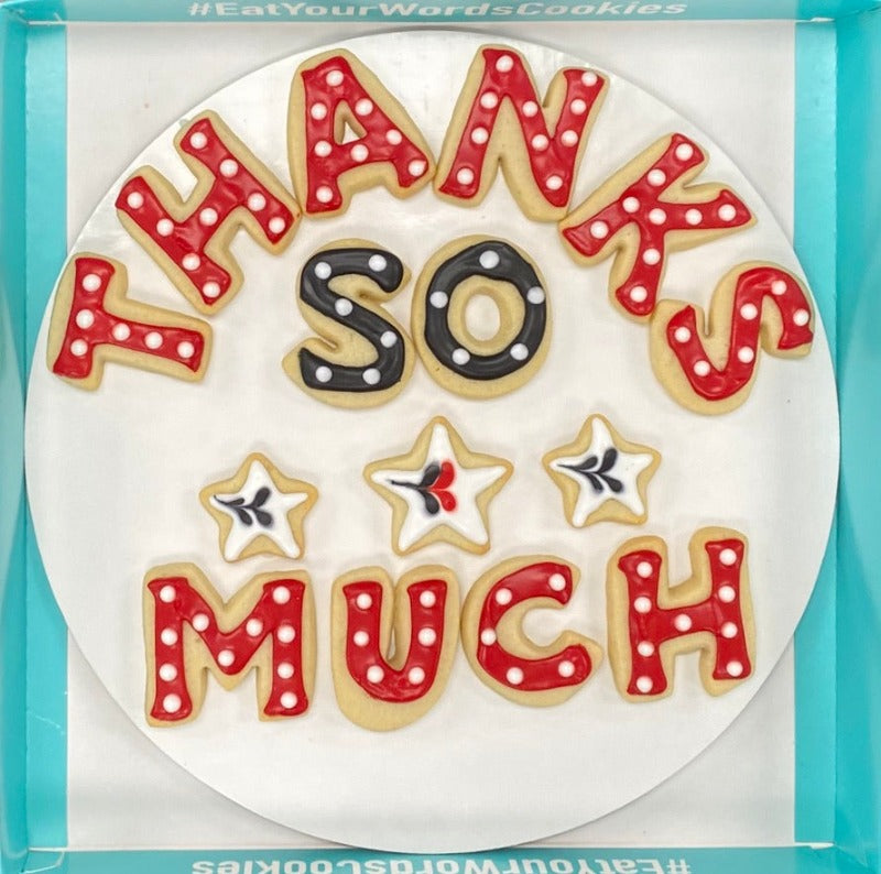 Thank You By Name - Personalized Cookies! – Eat Your Words Custom Cookies